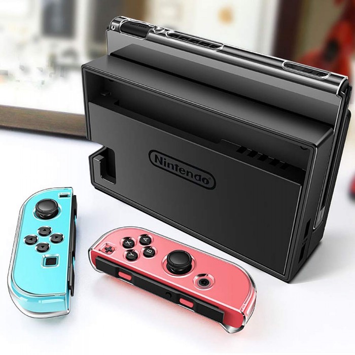 [Ultra-Slim]Nintendo Switch Transparent clean Crystal Protective Clear ...
