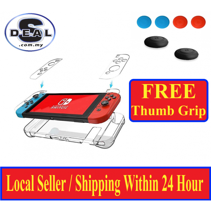 [Ultra-Slim]Nintendo Switch Transparent clean Crystal Protective Clear ...