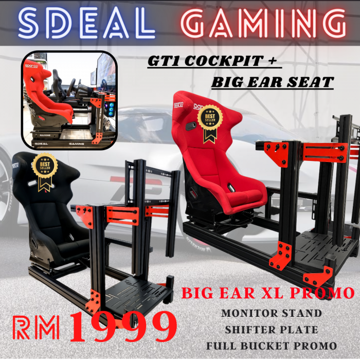 [FULL RIG] GT1 Aluminium 4080 High Profile Cockpits Simulator Sim ...