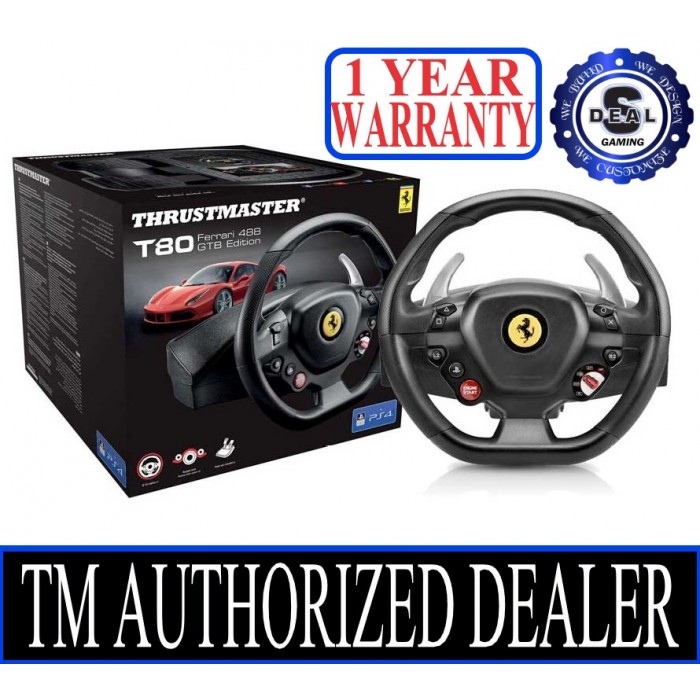 [LOCAL] Thrustmaster T80 GAMING Steering Wheel PS3 PS4 PS5 PC SUPPORT ...