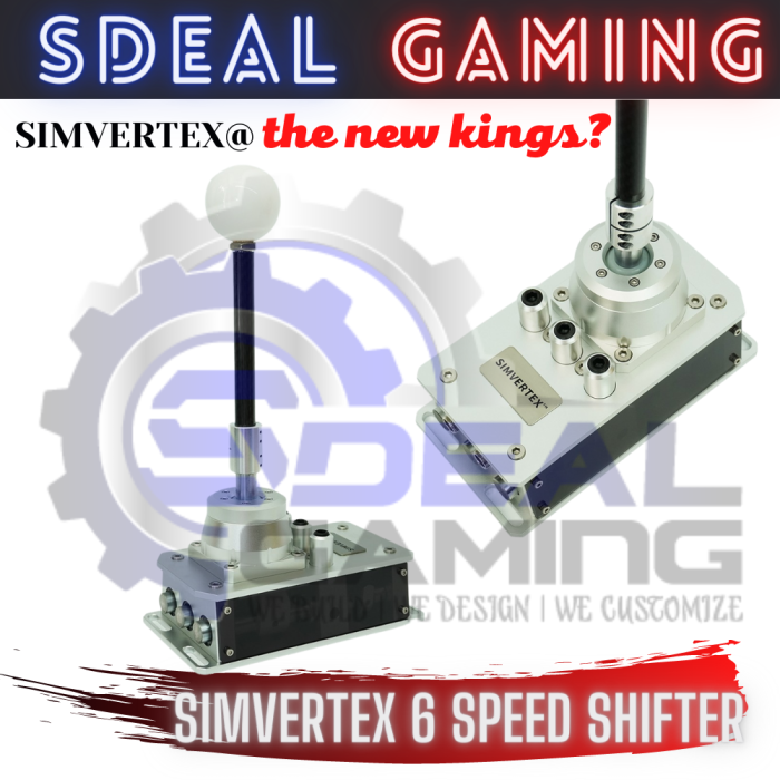 SIMVERTEX 6~10 SPEED H PATTERN GEAR SHIFTER