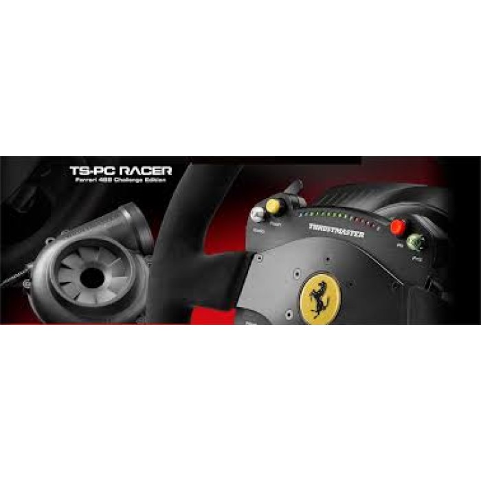THRUSTMASTER TS-PC RACER FERRARI 488 CHALLENGE LIMITED EDITION STEERING ...