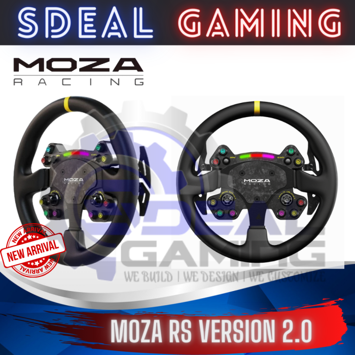 [VERSION 3] MOZA RACING R9 V2 DIRECT DRIVE (9NM) BASE COMPLETE ECO SYSTEM CS GS FSR RSV2 ...