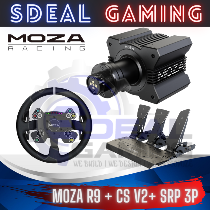 [VERSION 3] MOZA RACING R9 V2 DIRECT DRIVE (9NM) BASE COMPLETE ECO ...