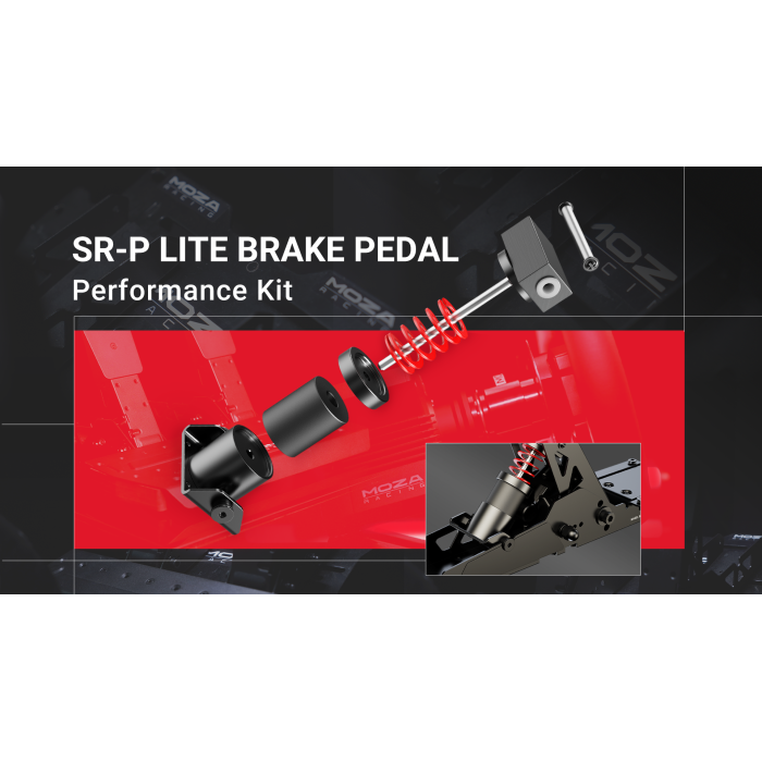 MOZA RACING SR-P LITE BRAKE PEDALS PERFORMANCE KIT FOR R5 DD