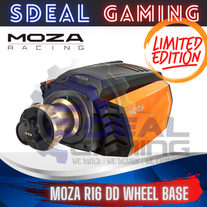 MOZA RACING R16 DIRECT DRIVE WHEEL BASE