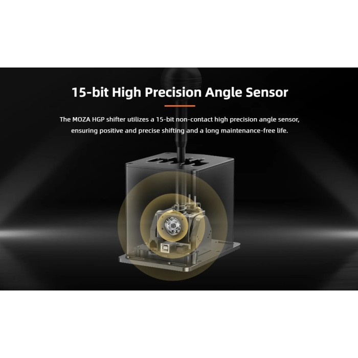 MOZA RACING HGP CNC H PATTERN 7+R SHIFTER PC USE ONLY