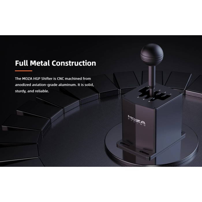 MOZA RACING HGP CNC H PATTERN 7+R SHIFTER PC USE ONLY