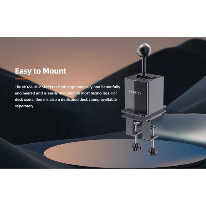 MOZA RACING HGP CNC H PATTERN 7+R SHIFTER PC USE ONLY