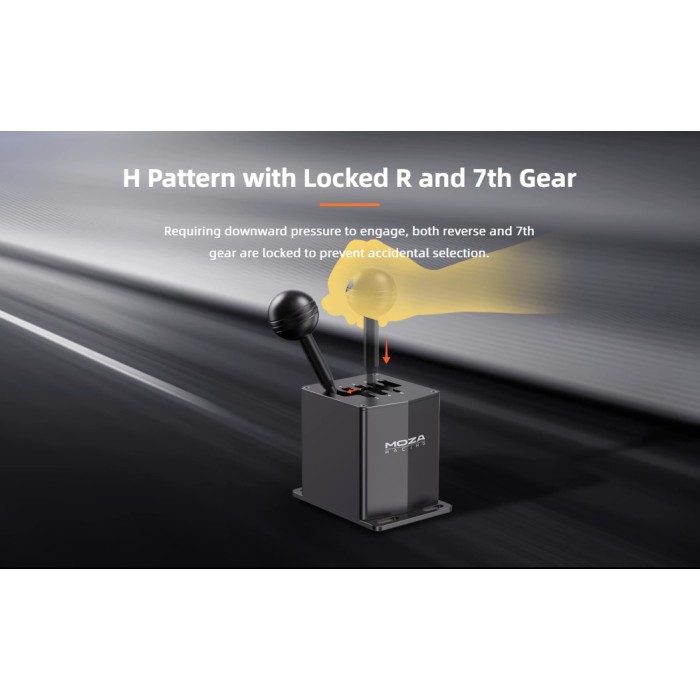 MOZA RACING HGP CNC H PATTERN 7+R SHIFTER PC USE ONLY
