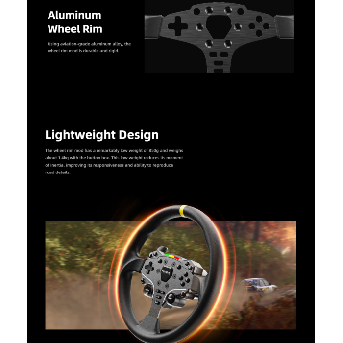 MOZA RACING MOD F1 FORMULA WHEEL OR 12 INCH ROUND WHEEL (R5 USE ONLY) AFTER MARKET QUICK RELEASE ...