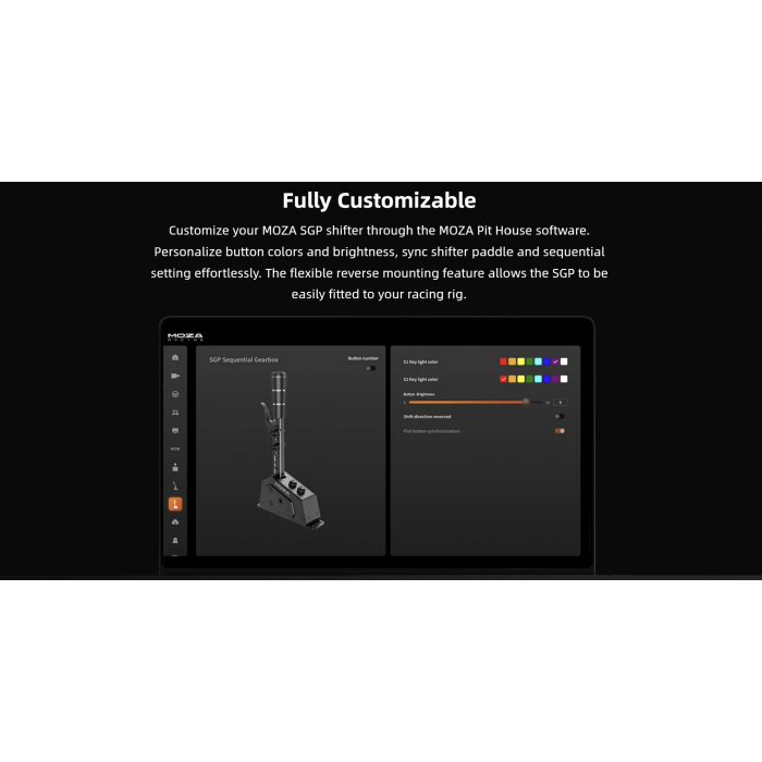 MOZA SGP SEQUENTIAL SHIFTER +- Shifter