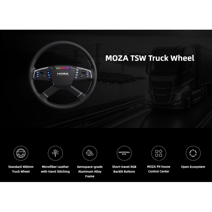 MOZA RACING TSW TRUCK STEERING WHEEL