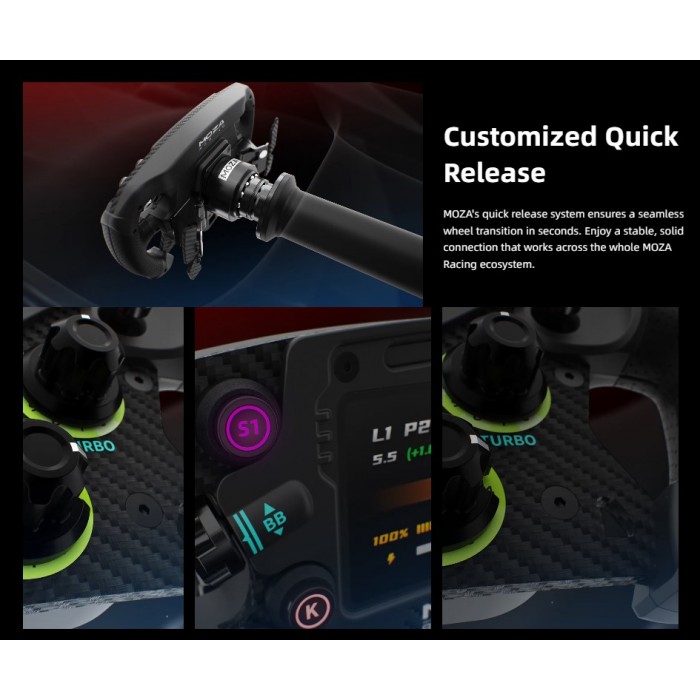 MOZA RACING FSR FORMULA STEERING WHEEL