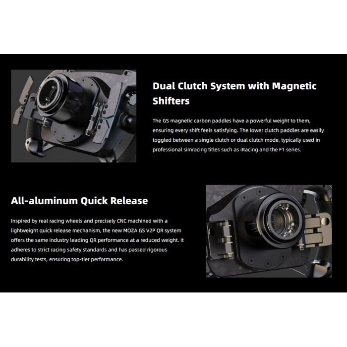 MOZA RACING GS GT WHEEL 300MM WHEEL