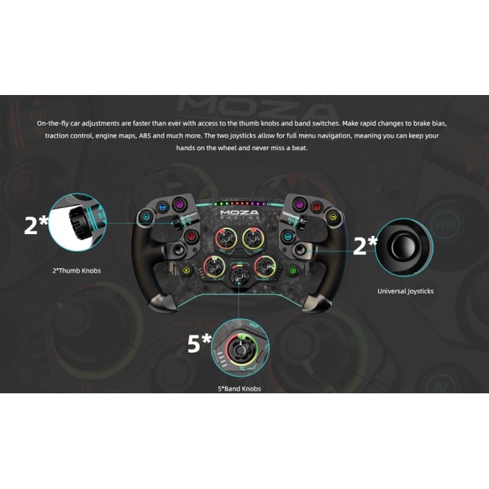 MOZA RACING GS GT WHEEL 300MM WHEEL