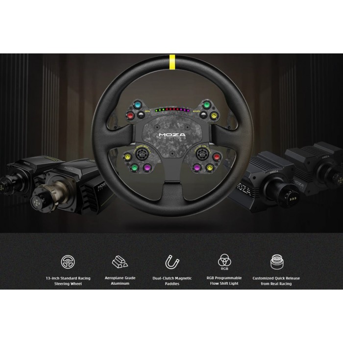 MOZA RACING RSV2 13" INCH ROUND WHEEL