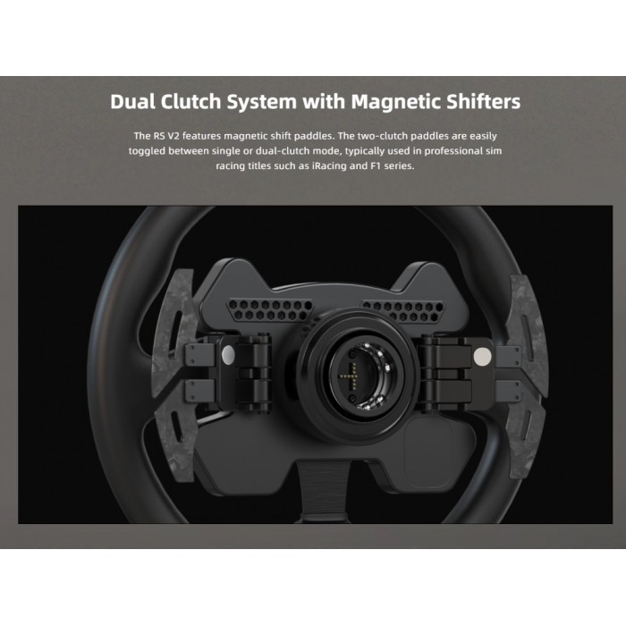 MOZA RACING RSV2 13" INCH ROUND WHEEL