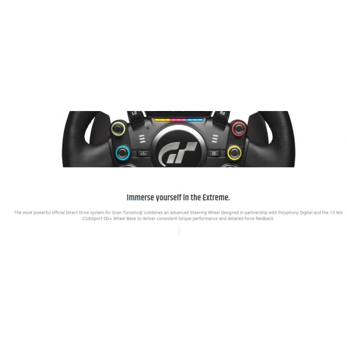 FANATEC GRAN TURISMO® DD EXTREME (15NM) WHEEL BASE + STEERING BUNDLE