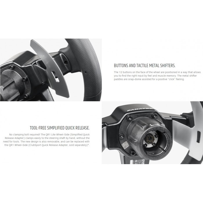 FANATEC CSL P1 VERSION 2 STEERING WHEEL 300MM (QR1)