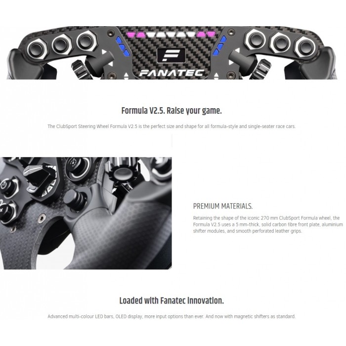 FANATEC FORMULA V2.5 F1 WHEEL