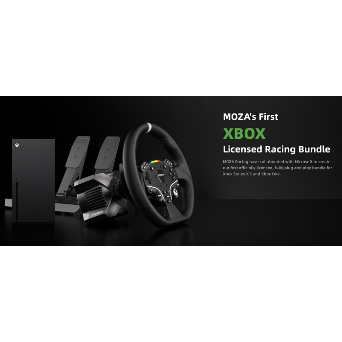 MOZA RACING [XBOX] R3 DIRECT DRIVE DD COMPLETE SET 2/3 PEDALS WITH ...