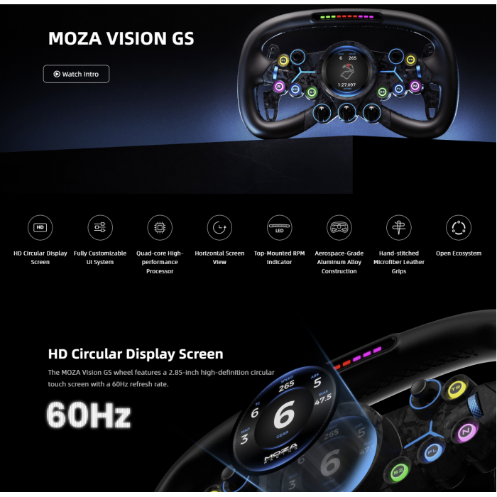 MOZA VISION GS RACING WHEEL
