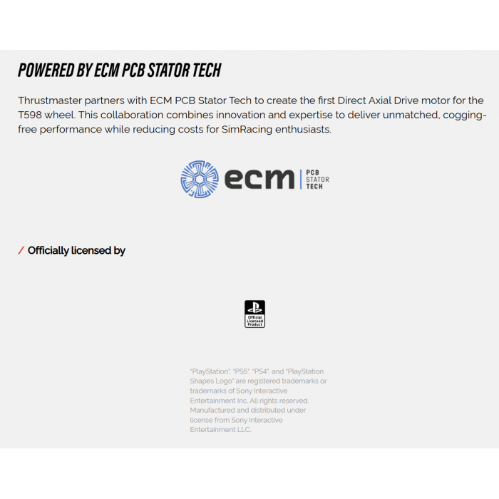 [READY STOCK] THRUSTMASTER T598 DIRECT AXIAL DRIVE DD STEERING WHEEL