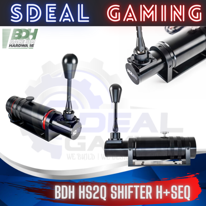 BDH H2SQ RACE SIM HARDWARE SHIFTER H PATTERN + SEQ SHIFTER