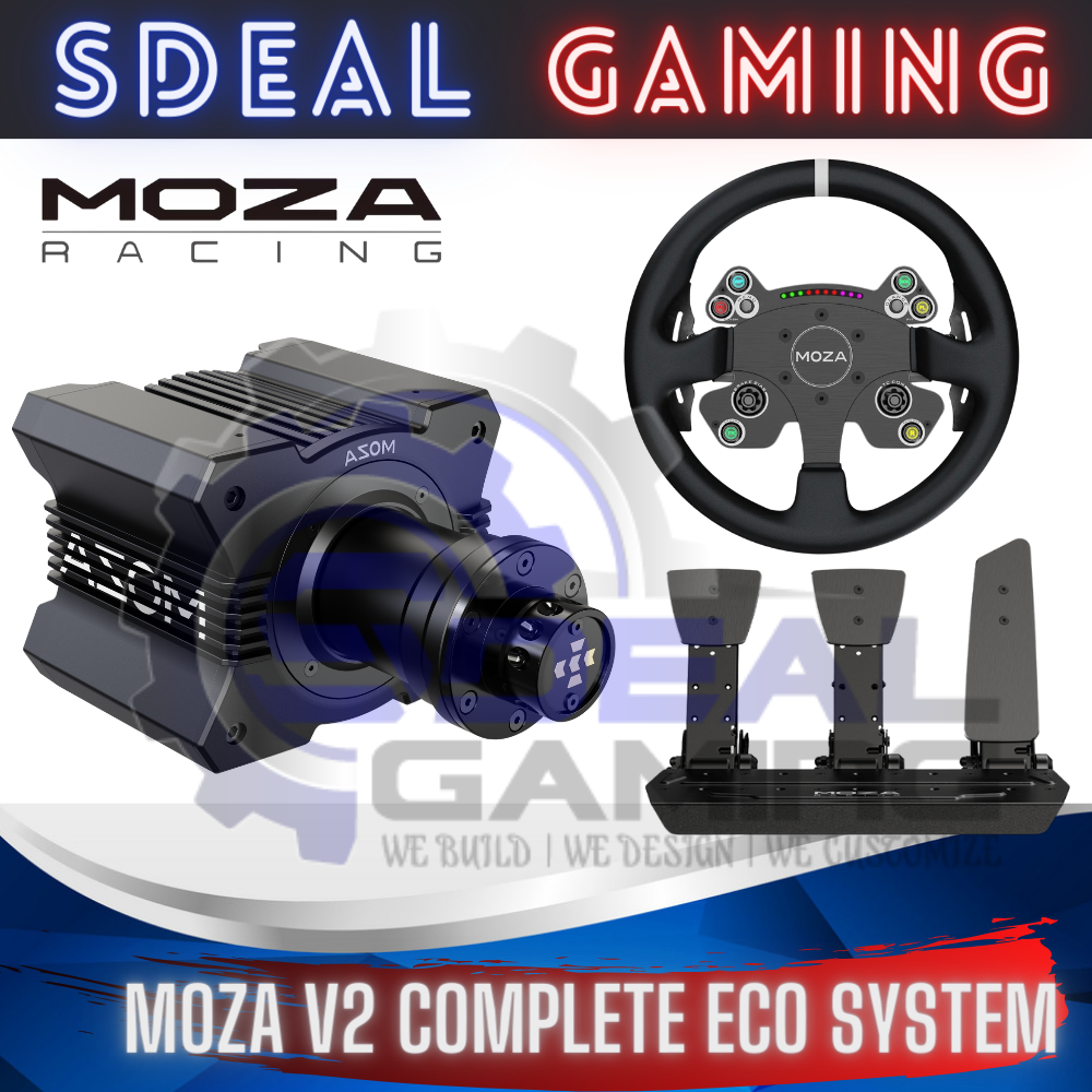 [VERSION 3] MOZA RACING R9 V2 DIRECT DRIVE (9NM) BASE COMPLETE ECO ...