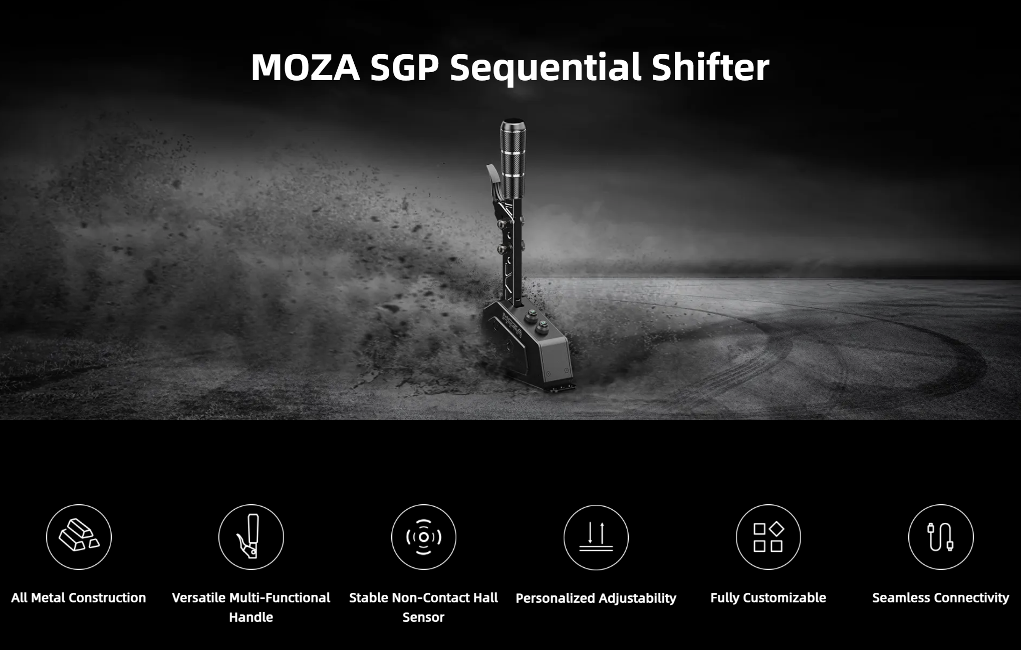 MOZA SGP SEQUENTIAL SHIFTER +- Shifter