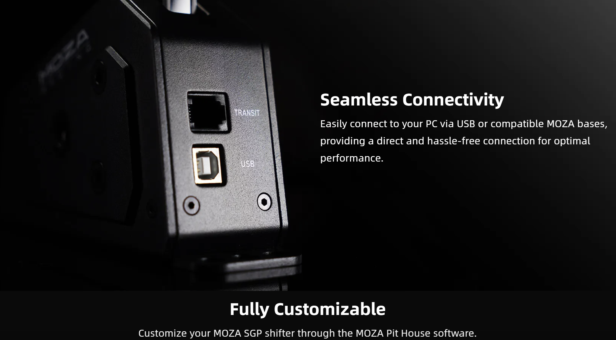 MOZA SGP SEQUENTIAL SHIFTER +- Shifter