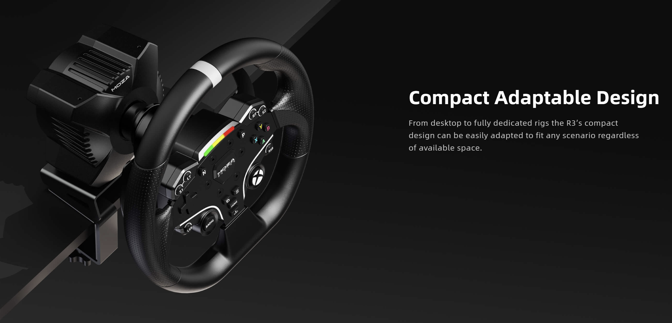 MOZA RACING [XBOX] R3 DIRECT DRIVE DD COMPLETE SET 2/3 PEDALS WITH ...