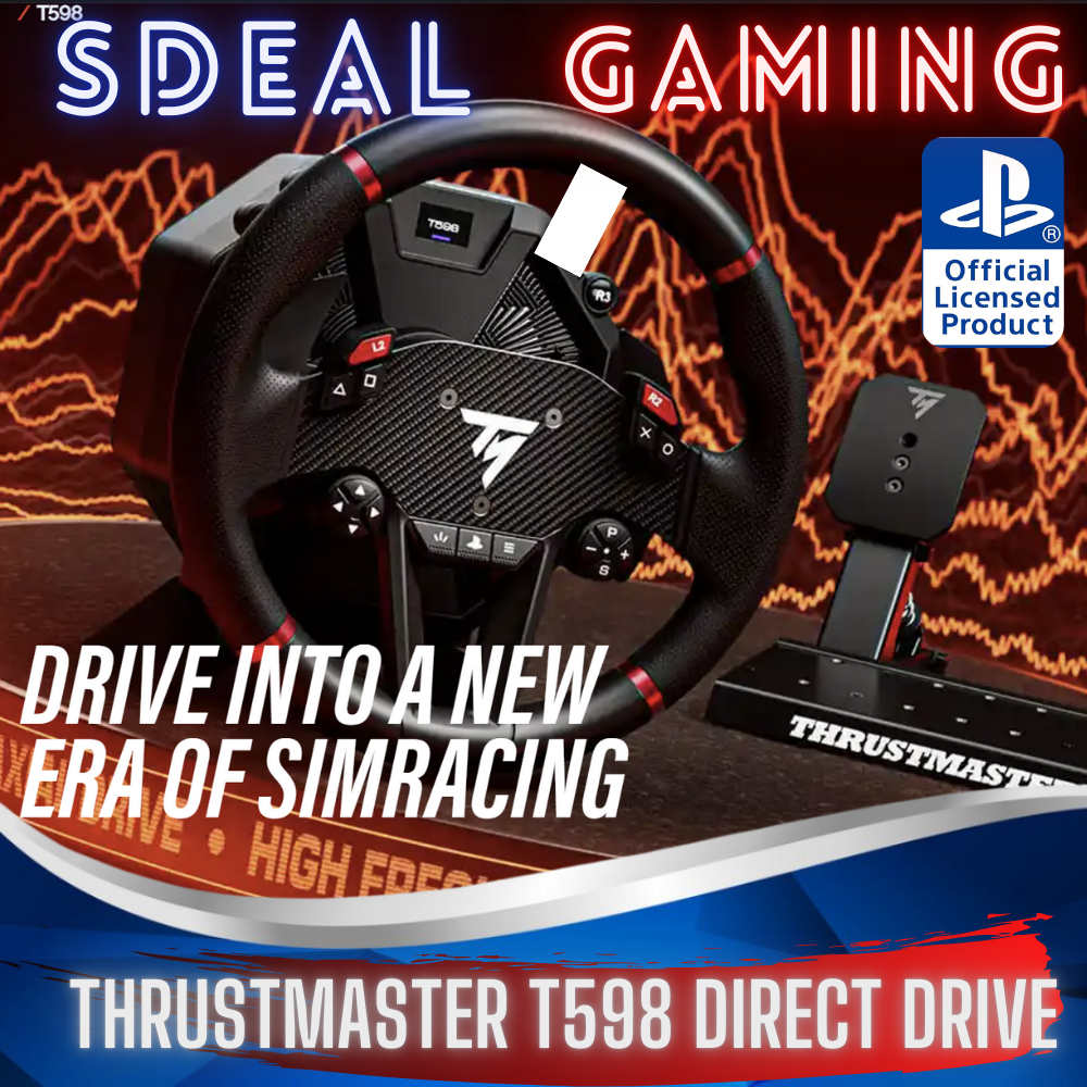 [READY STOCK] THRUSTMASTER T598 DIRECT AXIAL DRIVE DD STEERING WHEEL